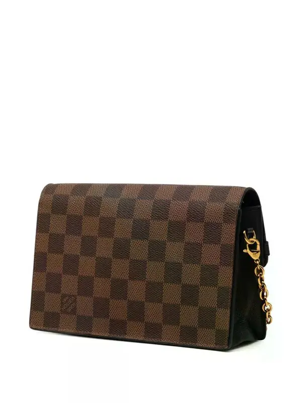 LOUIS VUITTON 2021-2026 Damier Ebene Vavin Wallet On Chain Crossbody Bag