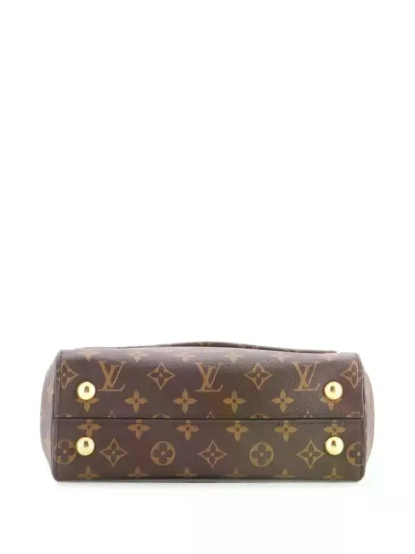 LOUIS VUITTON Cluny Top Handle Bag Monogram Canvas Bb Satchel - Brown