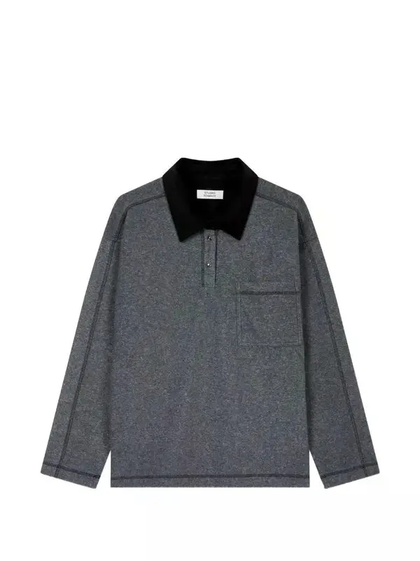 STUDIO TOMBOY Long-sleeve Polo Top