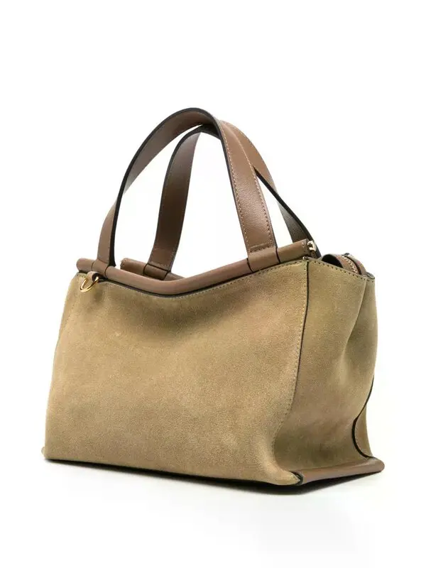 WANDLER Suede Leather Shoulder Bag - Neutrals