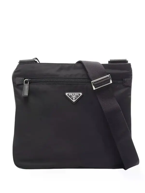 Prada 2013-2026 Tessuto Crossbody Bag - Black