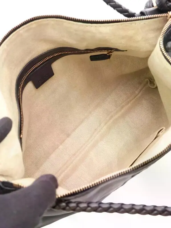 Gucci 2000-2012 Leather Handmade Tote Bag - Black