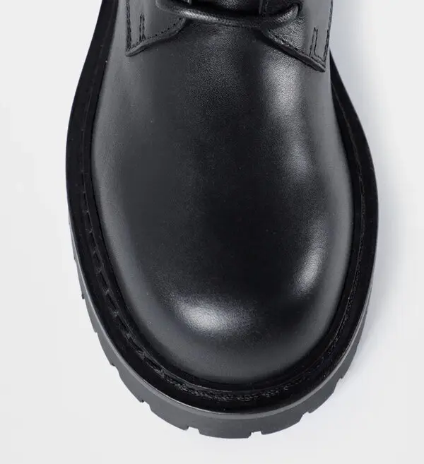 ANN DEMEULEMEESTER Round Toe Lace-up Boots