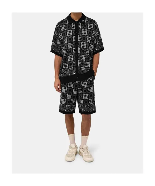 Amiri Quad Checker Track Shorts