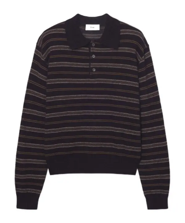 DUNST Striped Polo Shirt