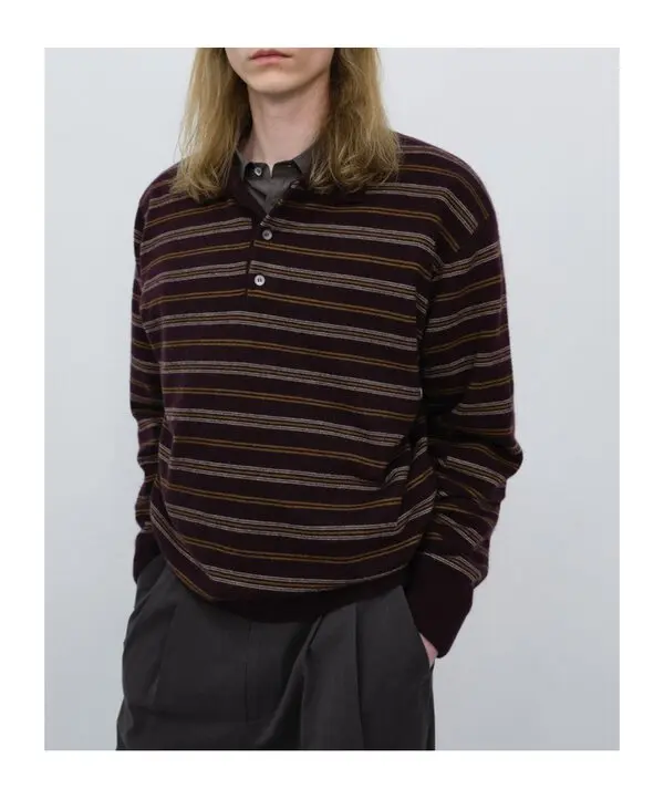 DUNST Striped Polo Shirt