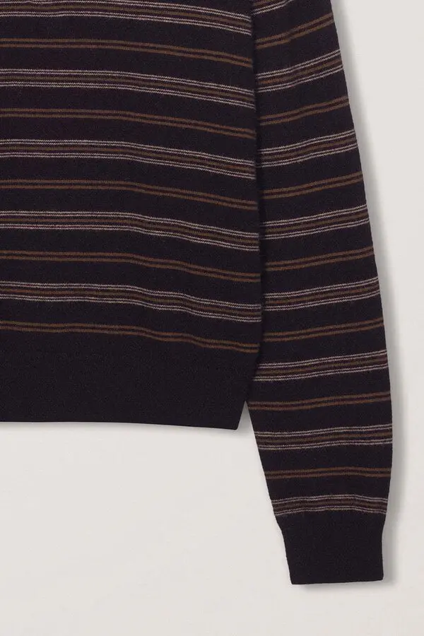 DUNST Striped Polo Shirt