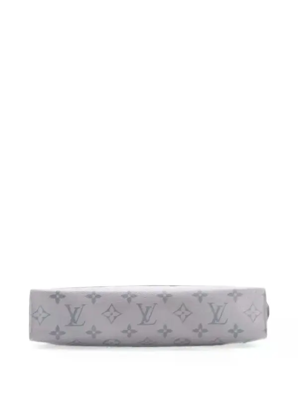 LOUIS VUITTON Pochette Voyage Reverse Monogram Eclipse Canvas Mm Clutch Bag - Black