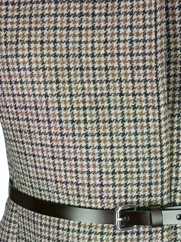 P.a.r.o.s.h Houndstooth Belted Jacket