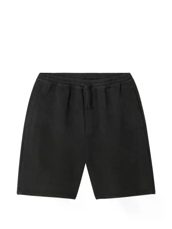 American Vintage Afaz Drawstring Cotton Shorts - Black