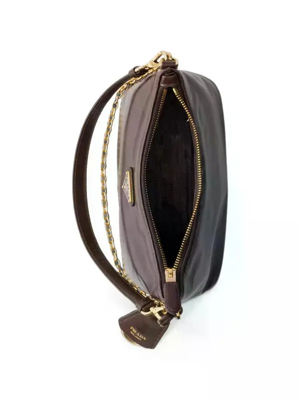 Prada Leather Shoulder Bag - Brown
