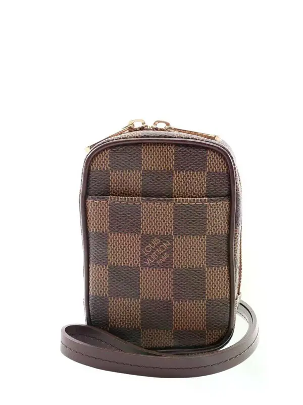 LOUIS VUITTON 2007 Damier Ebene Etui Okapi Pm Crossbody Bag - Brown