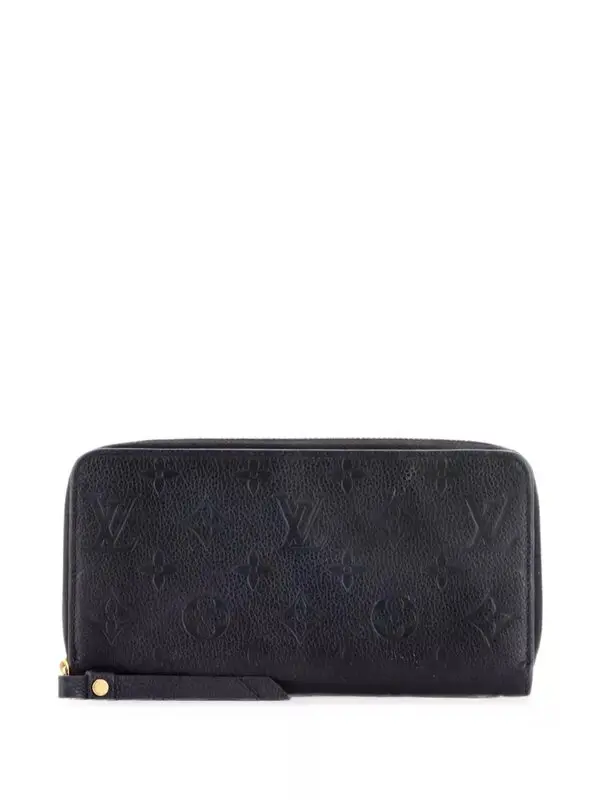 LOUIS VUITTON Zippy Wallet Monogram Empreinte Leather Small Wallets