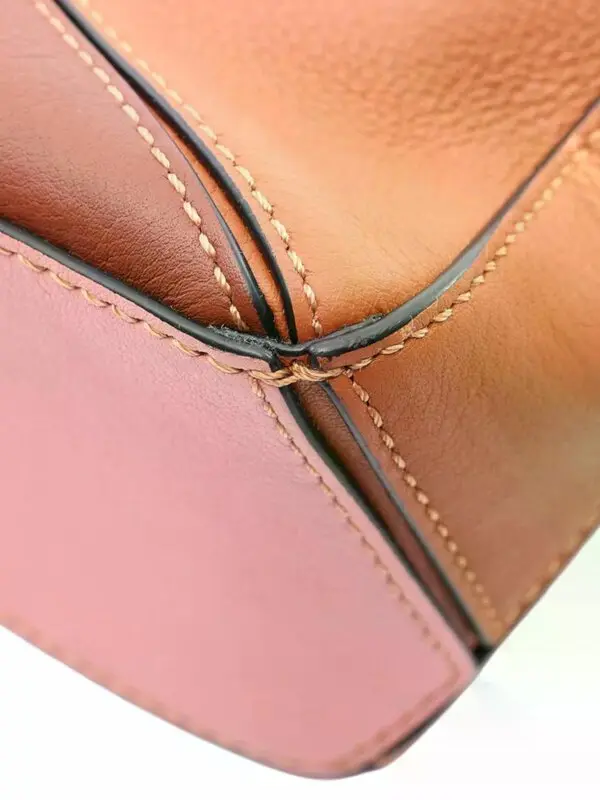 Loewe 2000-2026 Mini Tricolor Calfskin Puzzle Satchel