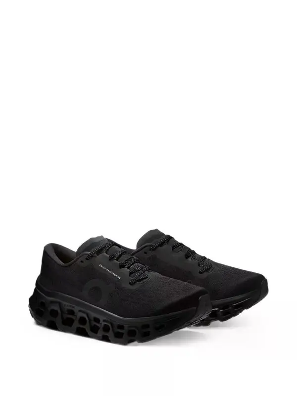 On Cloudmster 3 Lace-up Sneakers - Black