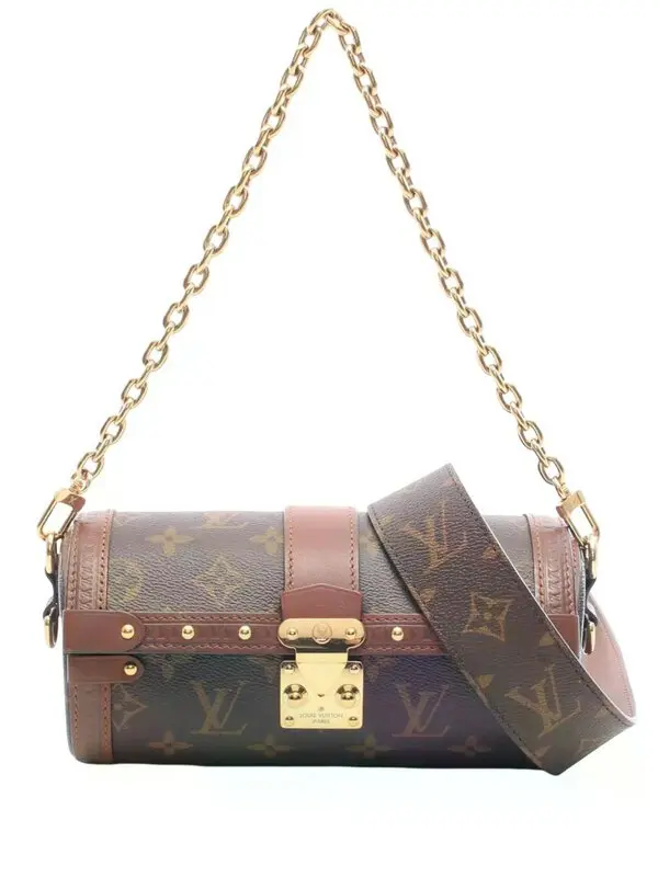 LOUIS VUITTON 2021-2026 Monogram Papillon Trunk Satchel - Brown