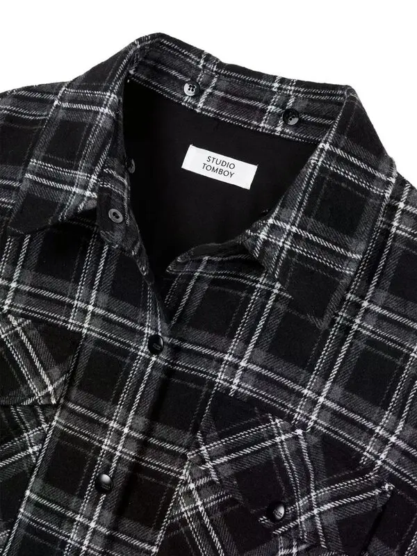 STUDIO TOMBOY Check-pattern Shirt