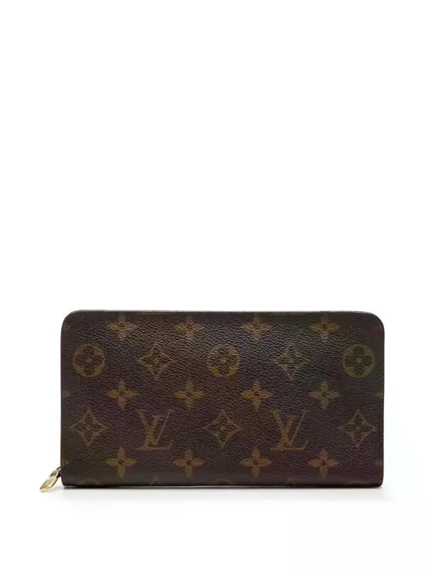 LOUIS VUITTON 2000 Monogram Porte Monnaie Zippy Wallet Long Wallets - Brown