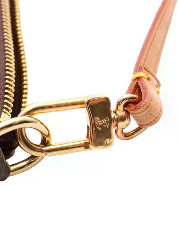 LOUIS VUITTON 1999 Monogram Pochette Accessoires Shoulder Bag - Brown
