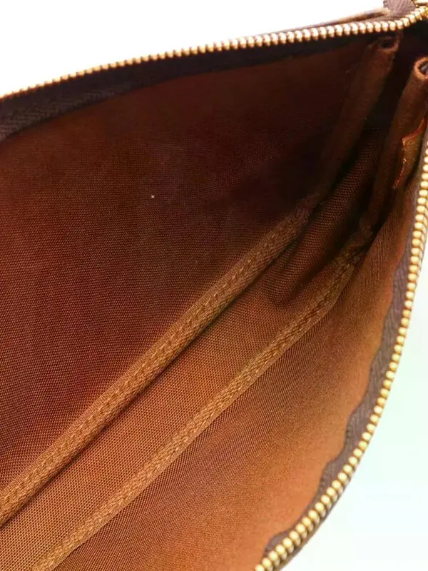 LOUIS VUITTON 1999 Monogram Pochette Accessoires Shoulder Bag - Brown