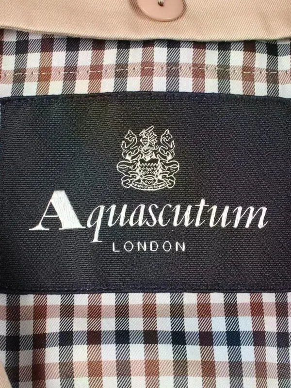 Aquascutum 2000s Double-breasted Trench Coat