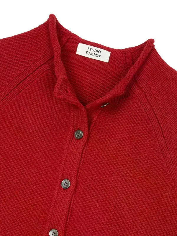 STUDIO TOMBOY Short-sleeved Cardigan