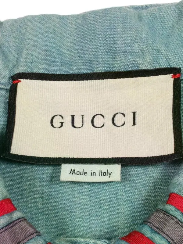 Gucci 2010s Interlocking G Button Shirt
