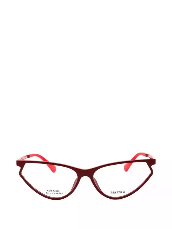MAX&CO. Cat-eye Frame Glasses - Red