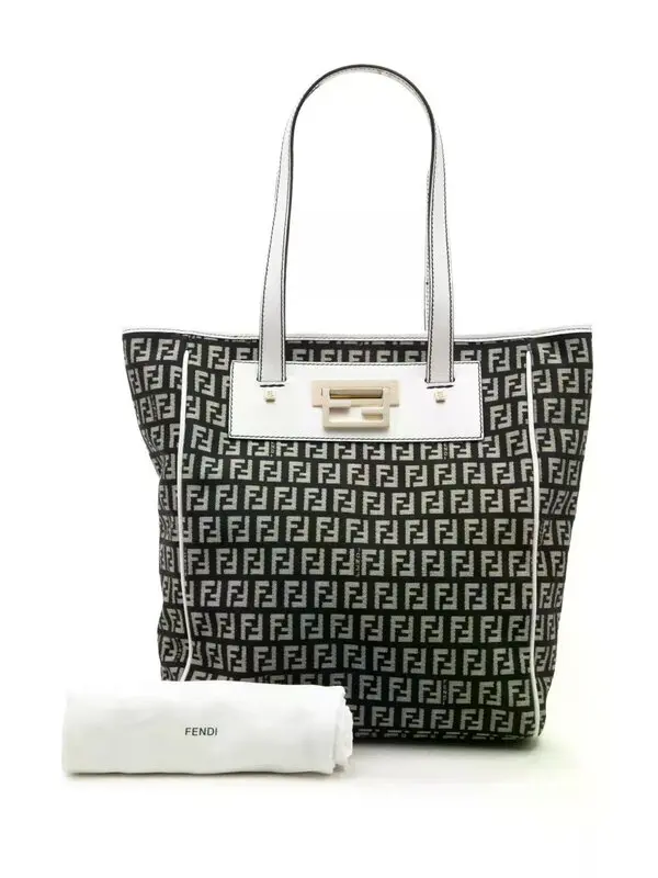 Fendi 2000-2010 Zucchino Canvas Tote Bag