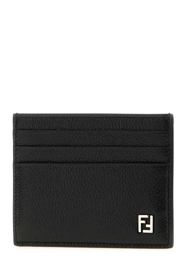 Fendi Leather Ff Card Holder