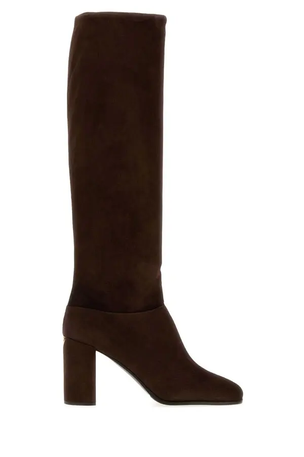 Prada Dark Suede Boots