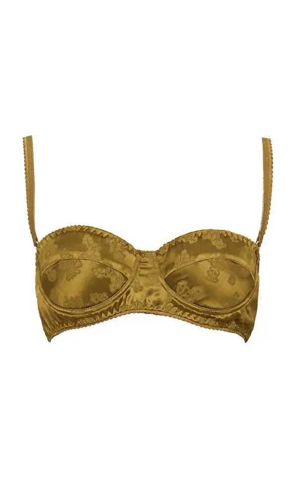 DES_PHEMMES Balconette Bra - Olive
