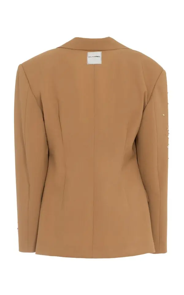 DES_PHEMMES Single-breasted Crepe Blazer