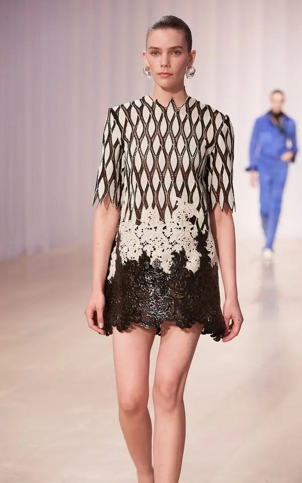 Simkhai Mackinley Crewneck Mini Dress