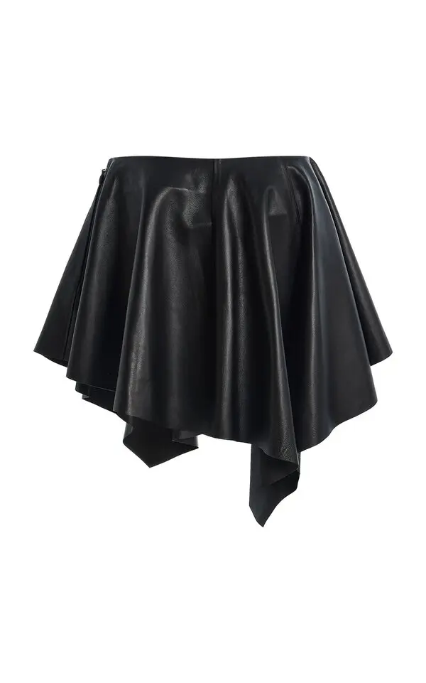 Simkhai Benita Leather Mini Skirt