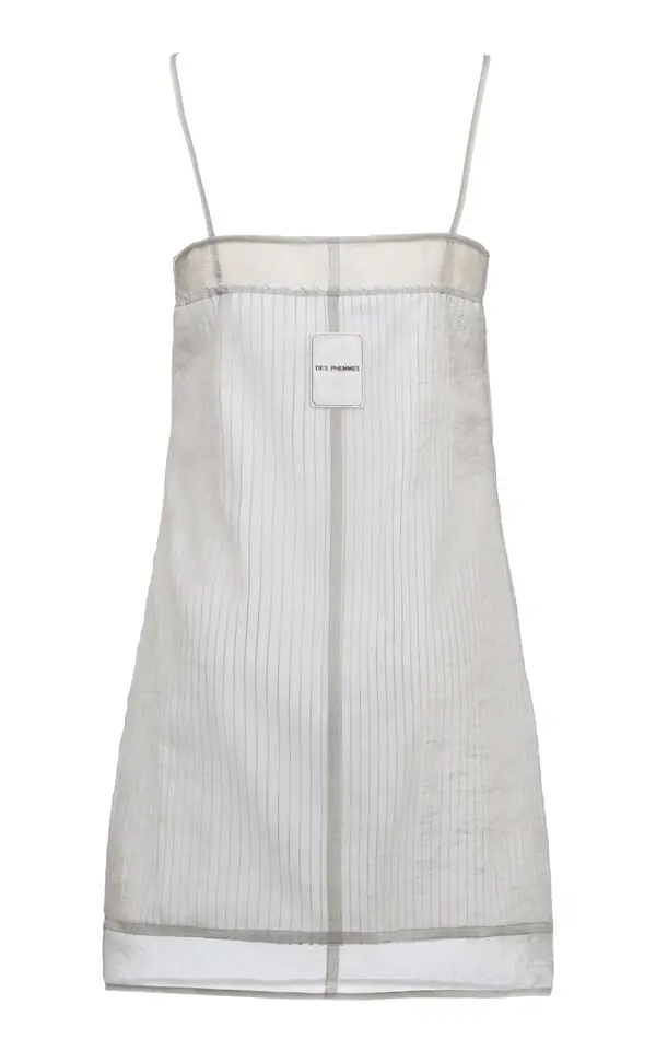 DES_PHEMMES Layered Chiffon Mini Dress