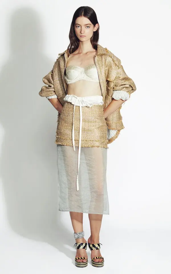 DES_PHEMMES Workwear Tweed Jacket
