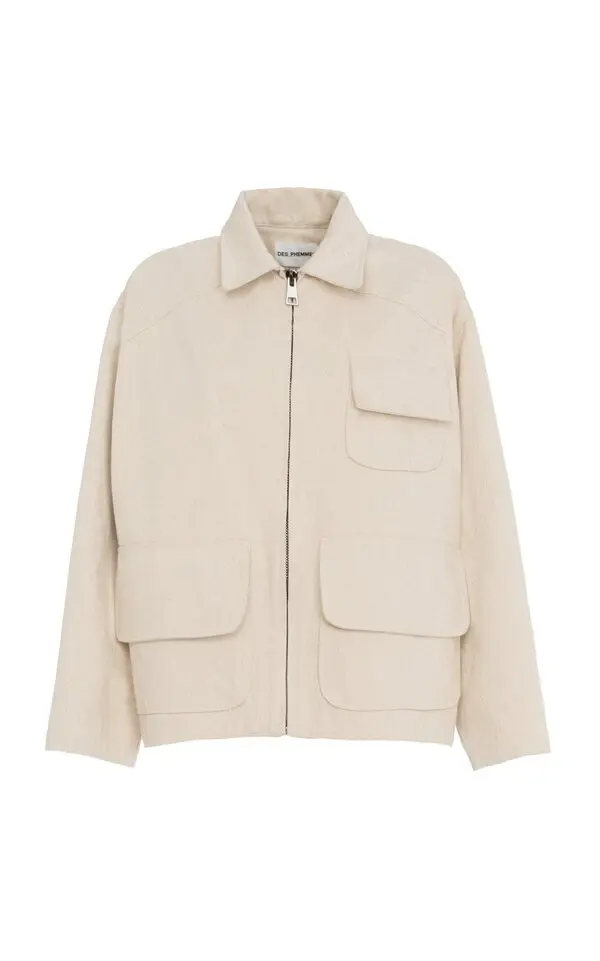DES_PHEMMES Workwear Cotton-blend Jacket