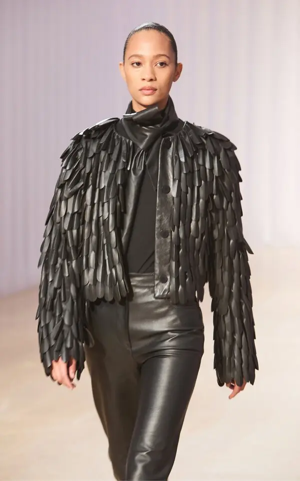 Simkhai Ailise Leather Jacket