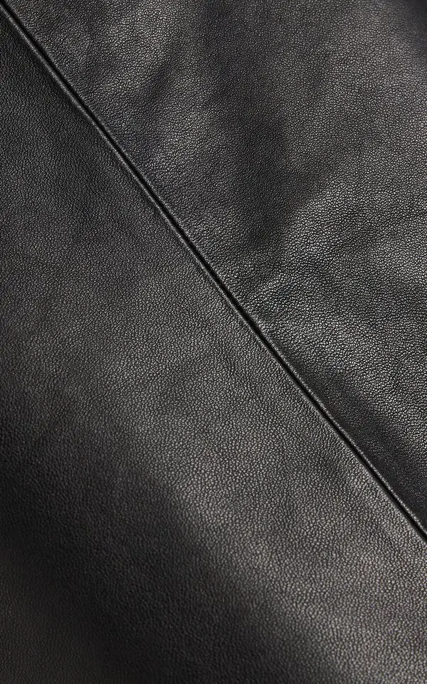 Simkhai Fontaine Leather Cropped Top