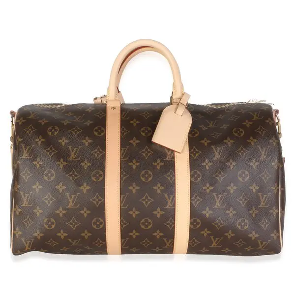 LOUIS VUITTON Monogram Canvas Keepall Bandouliere 45