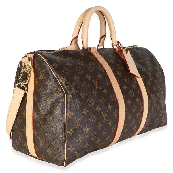 LOUIS VUITTON Monogram Canvas Keepall Bandouliere 45