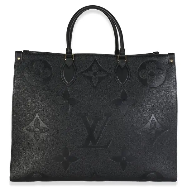 LOUIS VUITTON Giant Monogram Empreinte Onthego Gm - Black