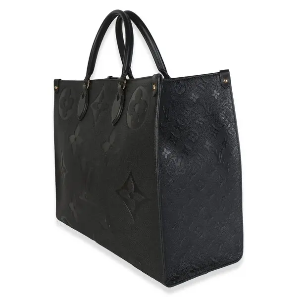 LOUIS VUITTON Giant Monogram Empreinte Onthego Gm - Black