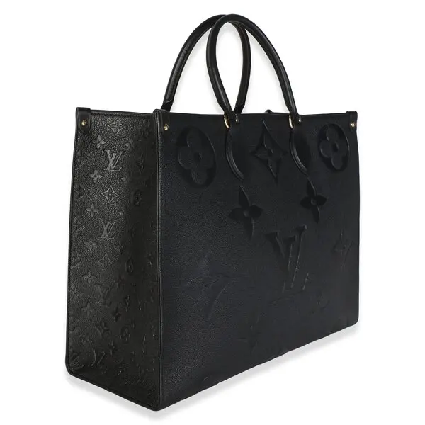 LOUIS VUITTON Giant Monogram Empreinte Onthego Gm - Black