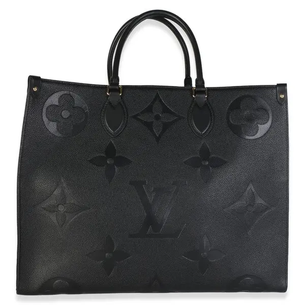 LOUIS VUITTON Giant Monogram Empreinte Onthego Gm - Black