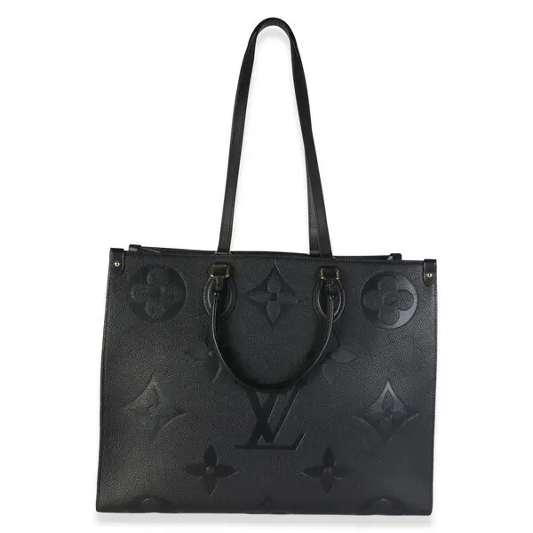 LOUIS VUITTON Giant Monogram Empreinte Onthego Gm - Black