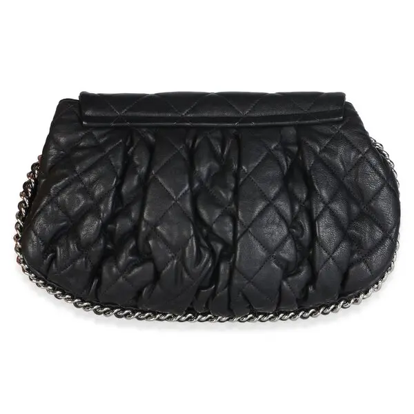 Chanel Washed Quilted Lambskin Chain Around Flap Bag
