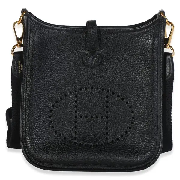Hermès Clemence Evelyne Tpm 16 Ghw - Black