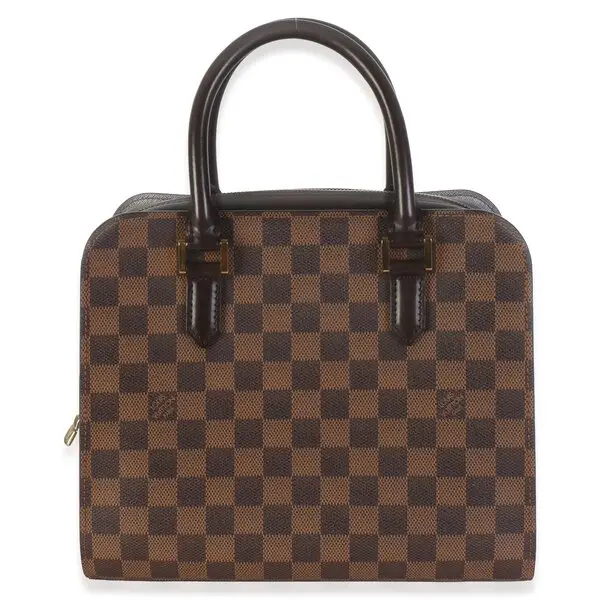 LOUIS VUITTON Damier Ebene Canvas Triana Pm